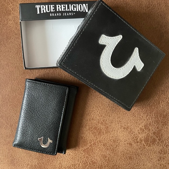 True Religion | Other | True Religion Black Wallet For Men | Poshmark